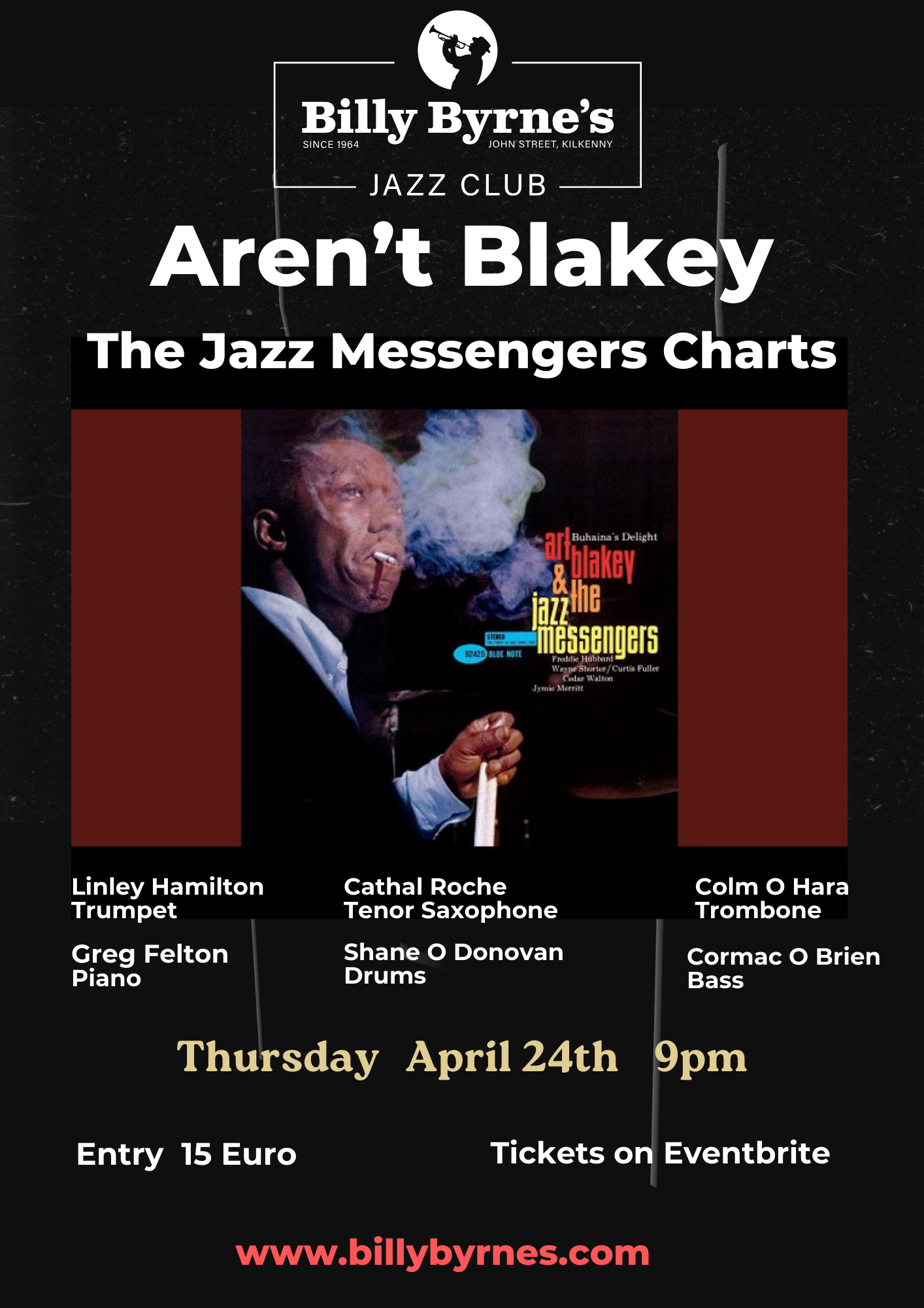 Aren't Blakey 'The Jazz Messengers Charts' - Billy Byrnes